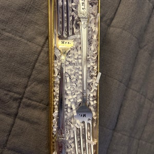 Mr Mrs Wedding Forks, Wedding Cake Forks, Vintage Silverplate Cake ...