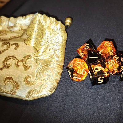 Sossal Frostbite Dice Set for Dnd 7 Piece Sharp Edge Resin Dice Set ...