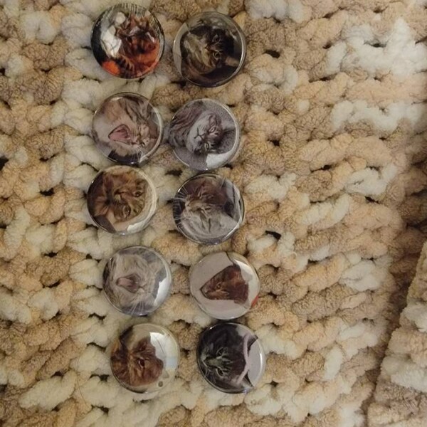 Anniversary Couple Pins, Floating Heads Button, Face Pins, 2.25 or 3 ...