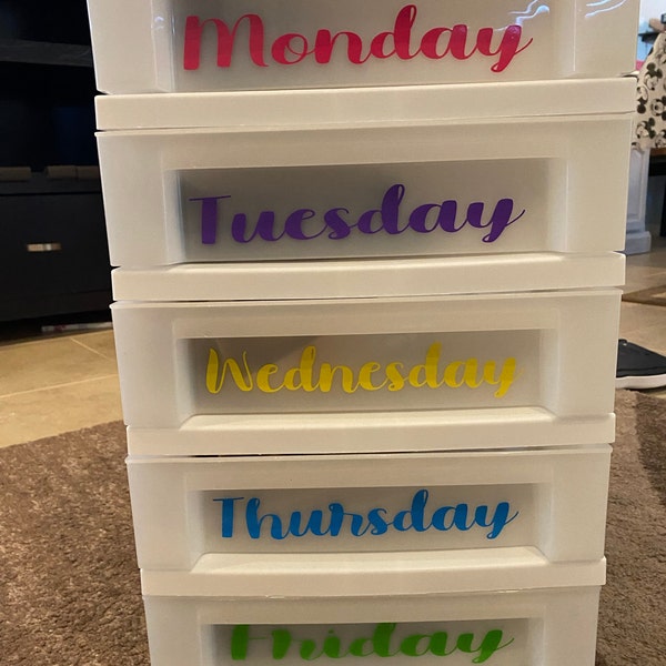 Days of the Week Bundle SVG Bundle, SVG, Png, Dxf, Jpeg, Days of the ...