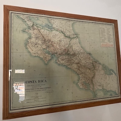 Old Pacific Ocean Map 1924 Vintage Nautical & Maritime Chart - Etsy