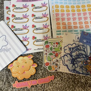 Sheet Cute Colorful Star Pattern Stickers DIY Toploader Scrapbooking ...