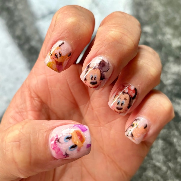 Water Slide Decals Nail Art Nails Transfers Pooh Bear Winnie Nail ...