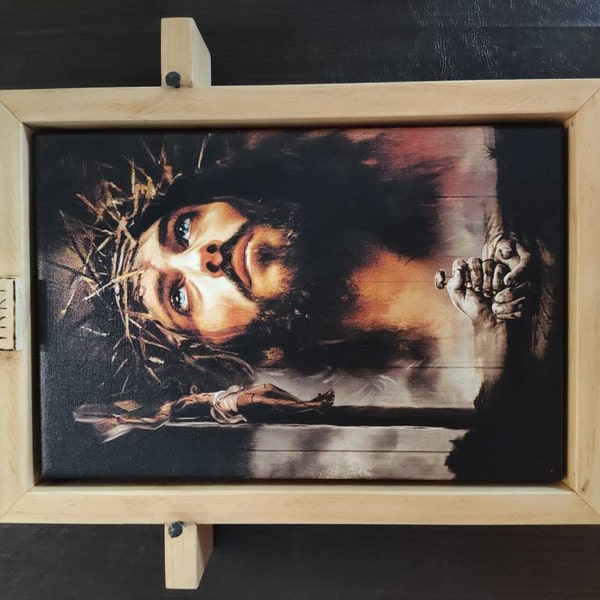 The Life of Jesus Canvas Jesus Portrait Artwork, Gift for Christians ...