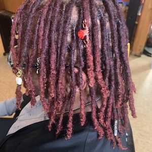 Red Rose Loc Bead Made to Order Please Read Item Details - Etsy