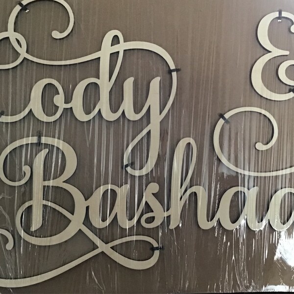 Wooden Name Signs Wooden Letters Personalized Wood Design Laser Cut Out ...