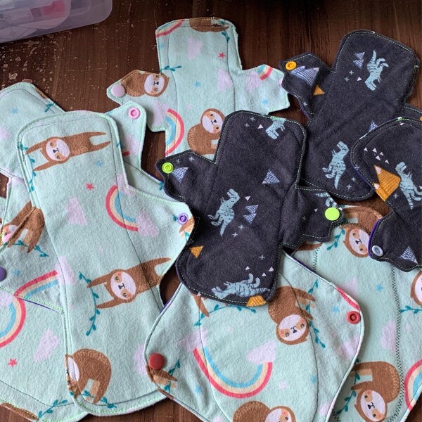Cloth Pad Pattern MOONWRAP | 7 Lengths | DIY Cloth Menstrual Pads ...
