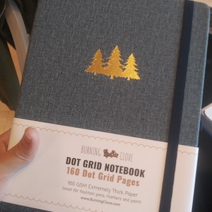 Paper Plane Black B5 Dot Grid Notebook - Etsy