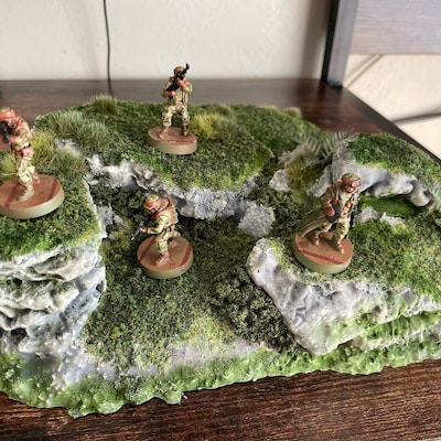 Stepped Spiral STL File dynamic Hills wargame Miniature Wargaming ...