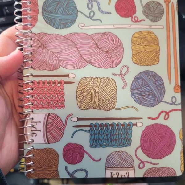 Spiral Knit & Crochet Notebook - Etsy