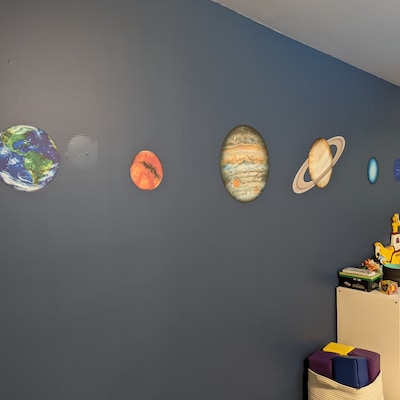 Sun & Planets Wall Stickers Set, Solar System Kids Room Decor or ...