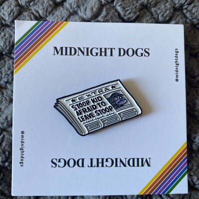 Stoop Kid Enamel Pin - Etsy