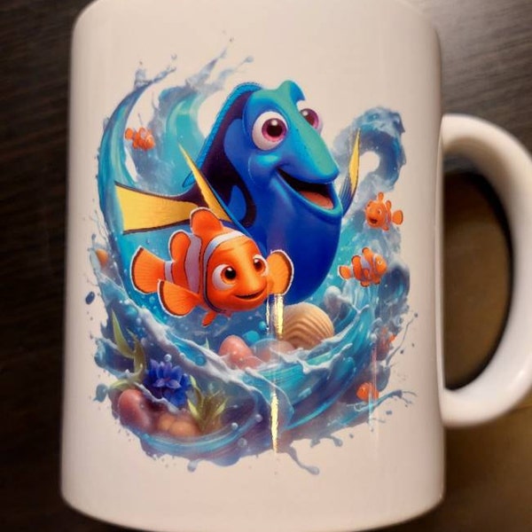 4 PNG Finding Nemo | Finding Dory Splash and Watercolor Digital Design ...