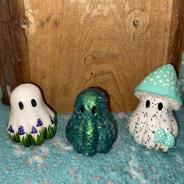 Serpent Ghost! Snake Love. Handmade Ghost Figure With Black and Gold ...
