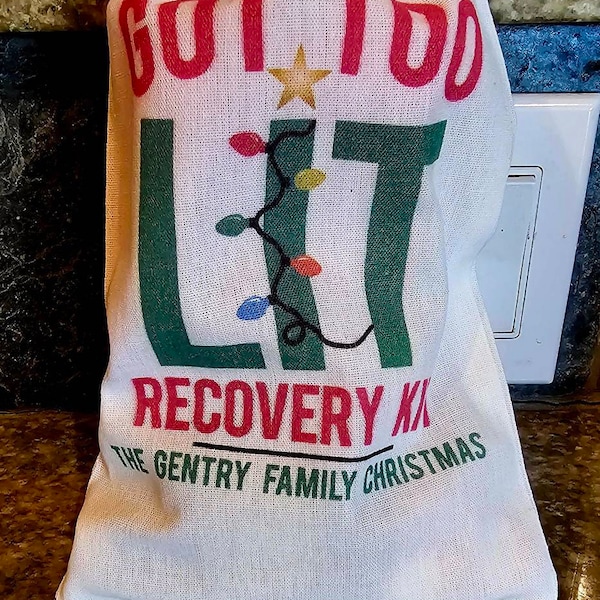 Holiday Party Favors, Got Too Lit Kit, Custom Christmas Party ...
