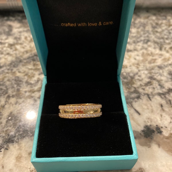 VVS Fully Iced Out Moissanite Men's Ring, Custom Name Men's Ring, Hip ...