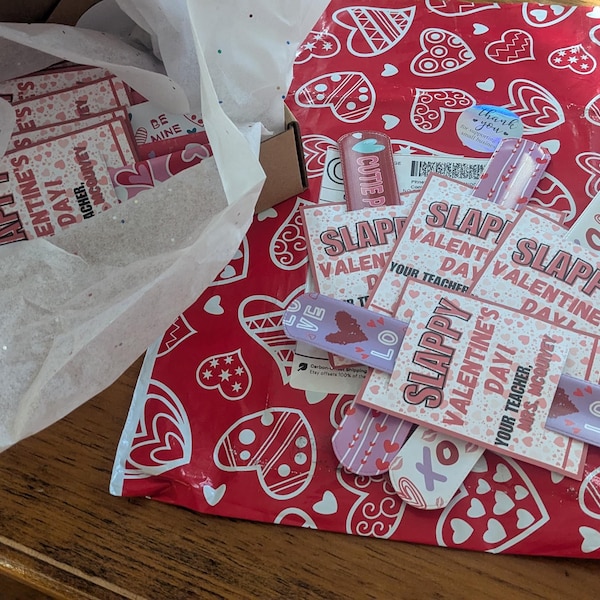 Slappy Valentine's Day Slap Bracelets *assembled & Personalized* - Etsy