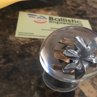 Federal .45ACP HST 230 Grain Bullet Encased in Resin Sphere Clear ...