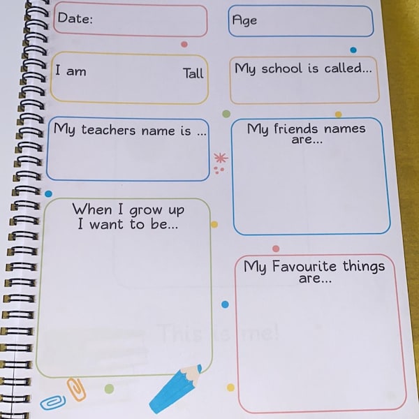 Personalised Kids Pre Cursive Handwriting Practice Download ...