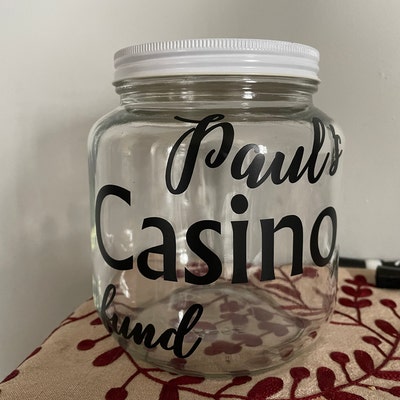 Custom Savings Jar Sticker Personalized Money Jar Decal Travel Fund ...