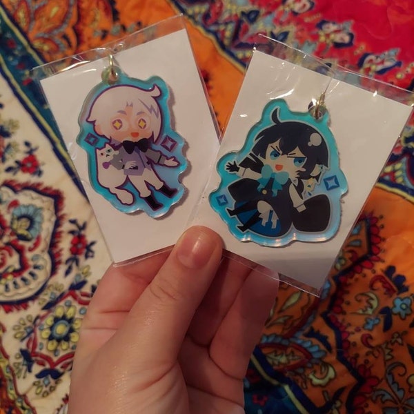 Yuma, Makoto, Shinigami, Halara, RAIN CODE Acrylic Charms Figure 7cmh ...