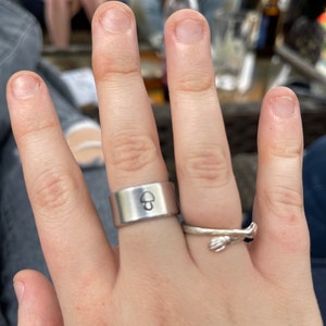 P4L / Pogue for Life / Outer Banks / Hand Stamped Metal Ring / - Etsy