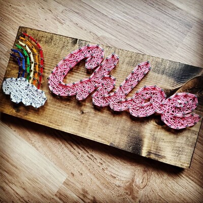 Custom Name String Art, Name String Art, String Art Custom Name, Customized String, Name ...