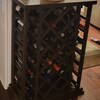28 Bottle Lattice Cabinet Style Wine Rack " Espresso " - Etsy