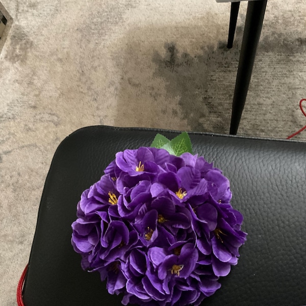 African Violet Pin//african Violet Corsage// DST African Violet Flower ...