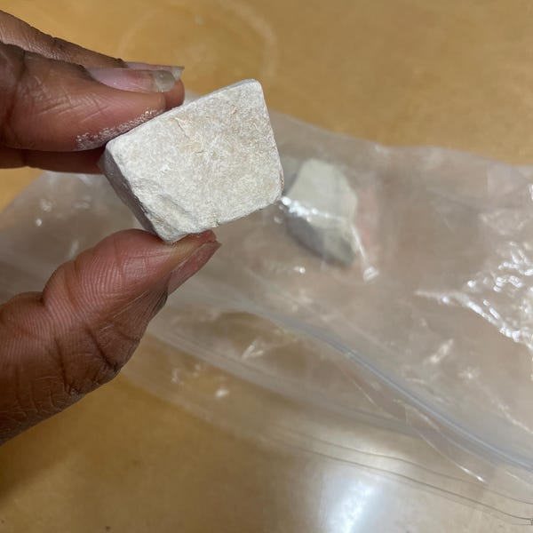 CRUMBS & POWDER mixed Facial Clay/ Calabash Chalk / African Kaolin ...