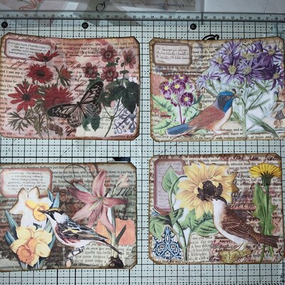 Printable Antique Ephemera Kit 4 - Etsy