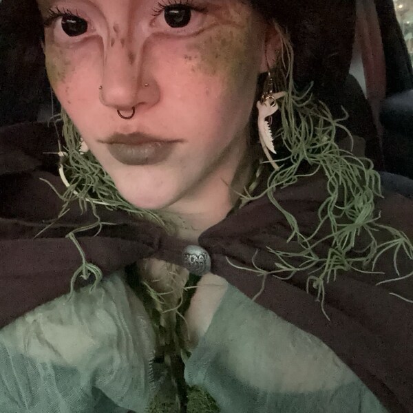 Elegance Red Fox Fang Earrings, Canine Tooth Earring, Tooth Earring ...