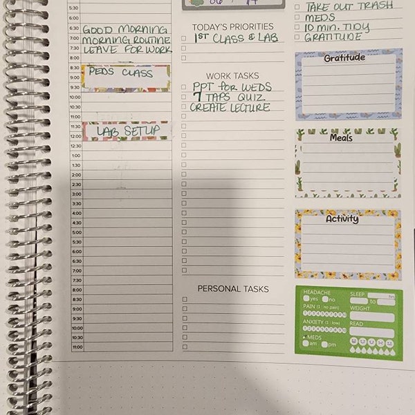 Printable Mini School Event Stickers, No School, Late Start, Early ...