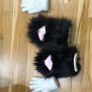 Kig Head Fursuit Furry Head Japan Style,white Cat Mask, Mask King Cat ...