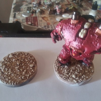 Skull Miniature 50mm Base Set 3D Printed Resin Miniature Tabletop Role ...