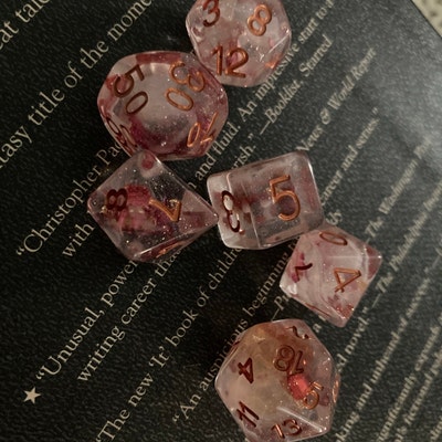Moonlit Koi Fish Dnd Dice Set for Dungeons and Dragons D20 TTRPG ...