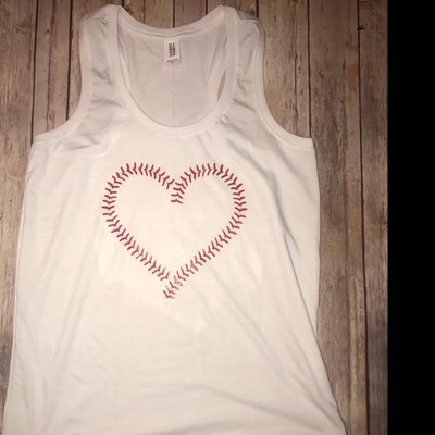 BASEBALL HEART STITCHES Sports File for T-shirt/iron-on Cutting ...