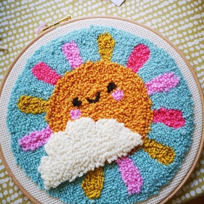 Punch Needle Pattern for Beginners. Punch Needle Patterns. Punch Needle ...