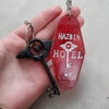 Hazbin Hotel Key Chain Hazbin Hotel Room Key - Etsy Canada