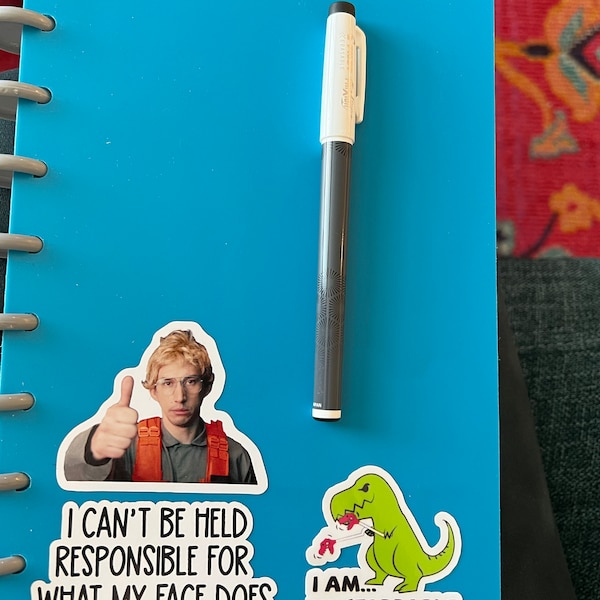 I Am Unstoppable T-rex Sticker | Laptop Sticker | Water Bottle Sticker ...