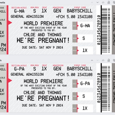 PRINTABLE Les Miserables Ticket, Les Miserables Broadway Surprise ...