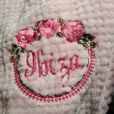 Rose Wreath Embroidery Frame, Monogram Frames for Machine Embroidery ...