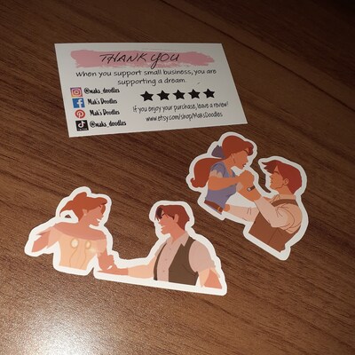 Anastasia & Dimitri Vinyl Sticker Version 2 - Etsy