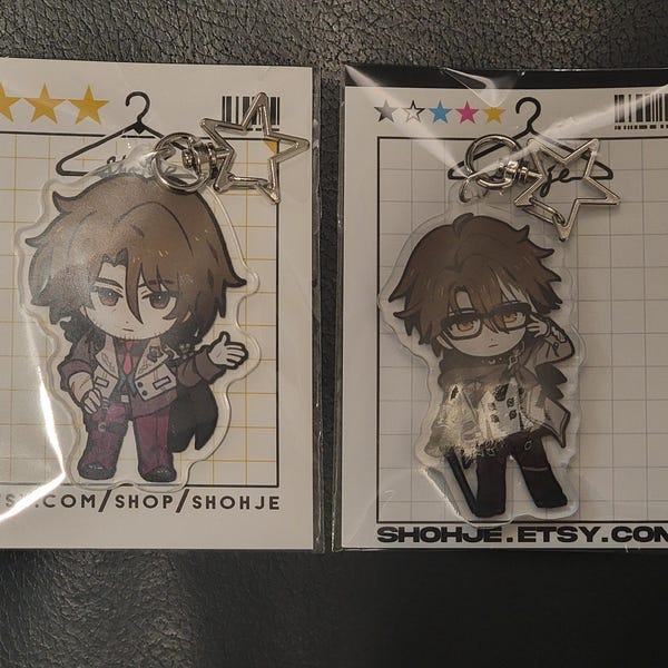 HONKAI STAR RAIL Penacony Keychain Charms - Sunday Gallagher Robin ...