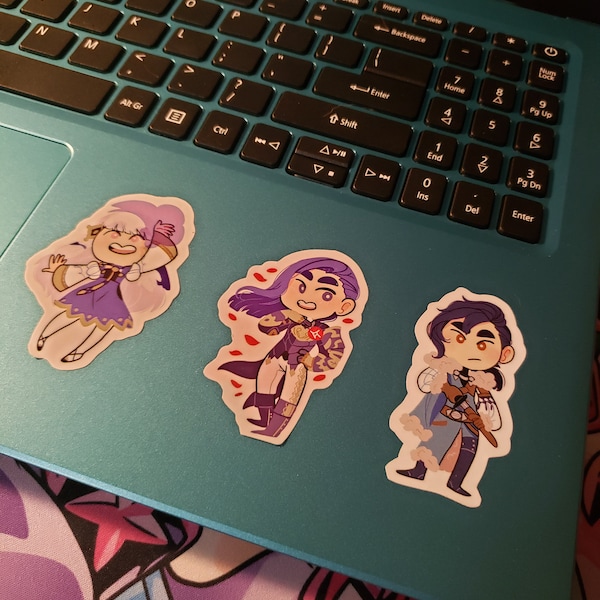 Fire Emblem Three Houses Stickers, FE3H Chibi Decals - Etsy