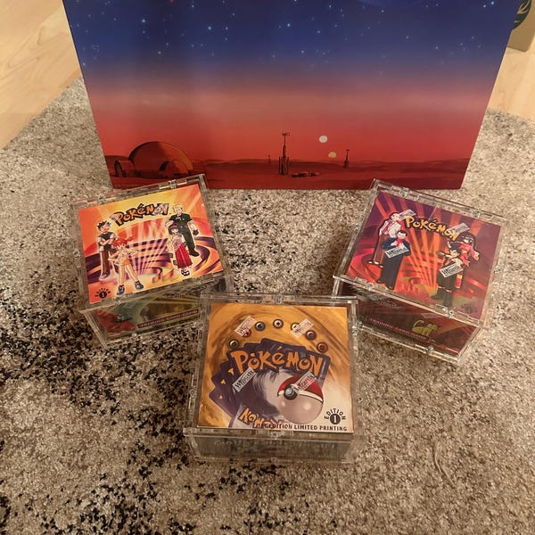 Filled & Sealed Vintage Proxy Pokemon Trading Card Game Booster Box ...