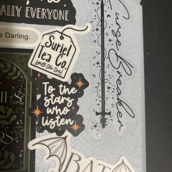 Curse Breaker ACOTAR Waterproof Sticker | Feyre Archeron | A Court of ...