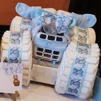 Elephant Diaper Cake Diapers With Safari Theme Centerpiece for Baby ...