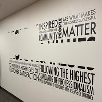 Vision & Values 3D Letters Office Wall Art Wall Decal Wall Sticker ...