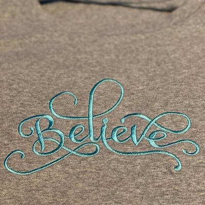 Believe Machine Embroidery Design, Embroidery Designs, Machine ...